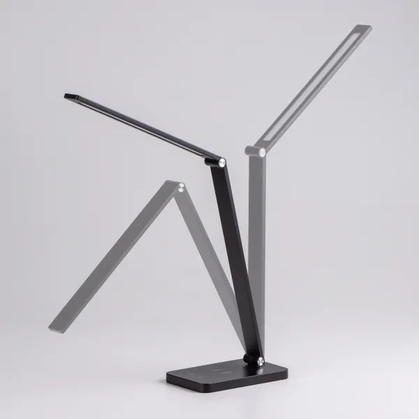 Brilagi -LED Stm dotyk stol lampa s bezdr nab QI LED/7W/5V 3000/4000/6000K černá