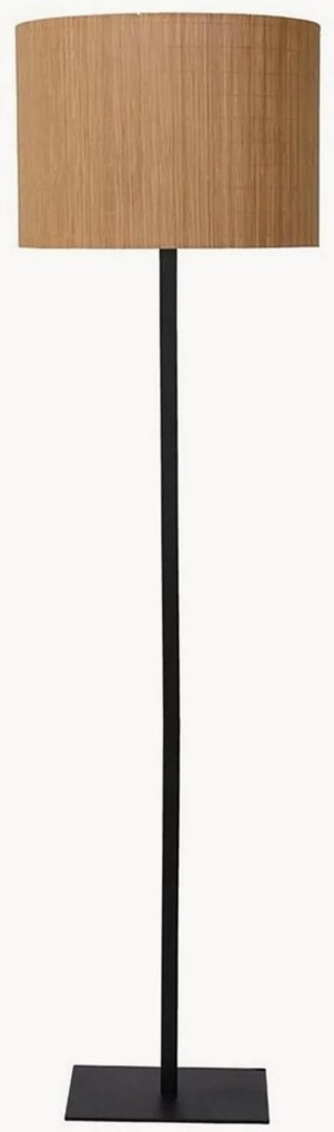 Stojací lampa's ratanovým stínidlem Magius