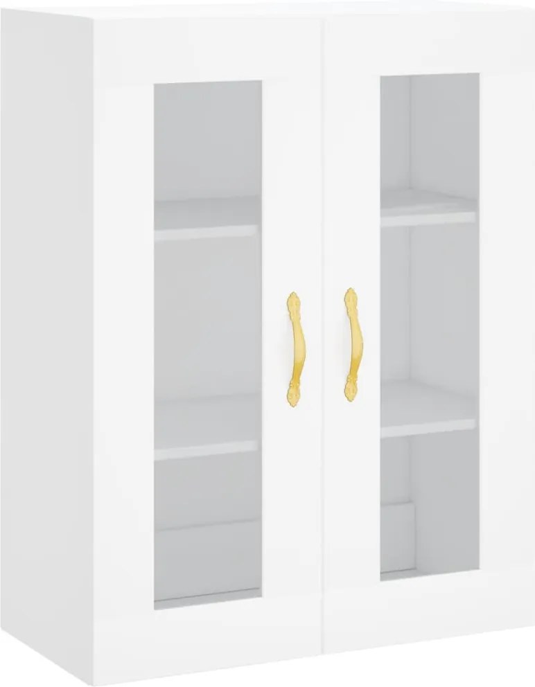 Skříň highboard bílá 69,5 x 34 x 180 cm kompozitní dřevo 3198321