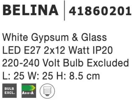 Stropní svítidlo Belina bílé 25