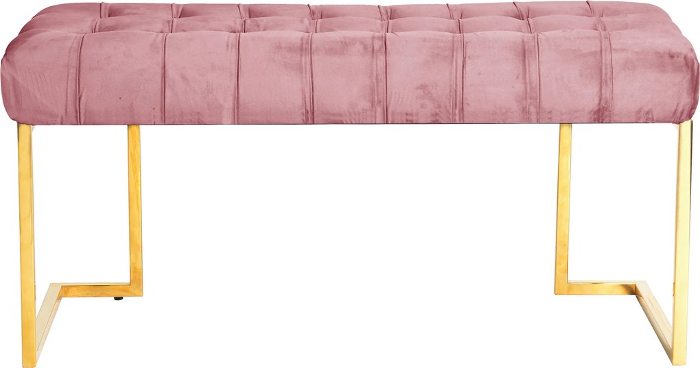 XXXLutz TABURETOVÁ LAVICE, kov, textil, 47/48/100 cm MID.YOU - Online Only lavice - 005937044101