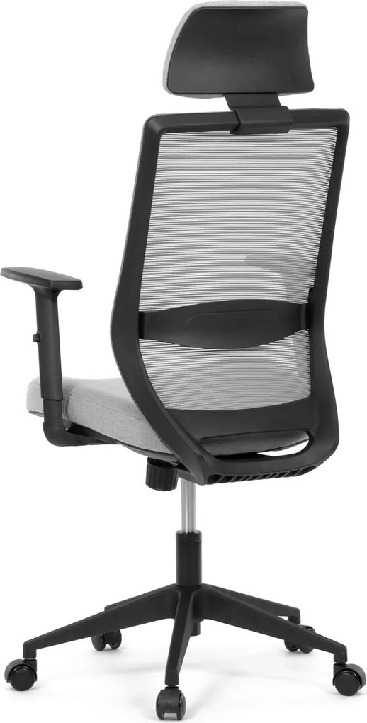 Ergonomická kancelářská židle AURELIE - šedá síťovina