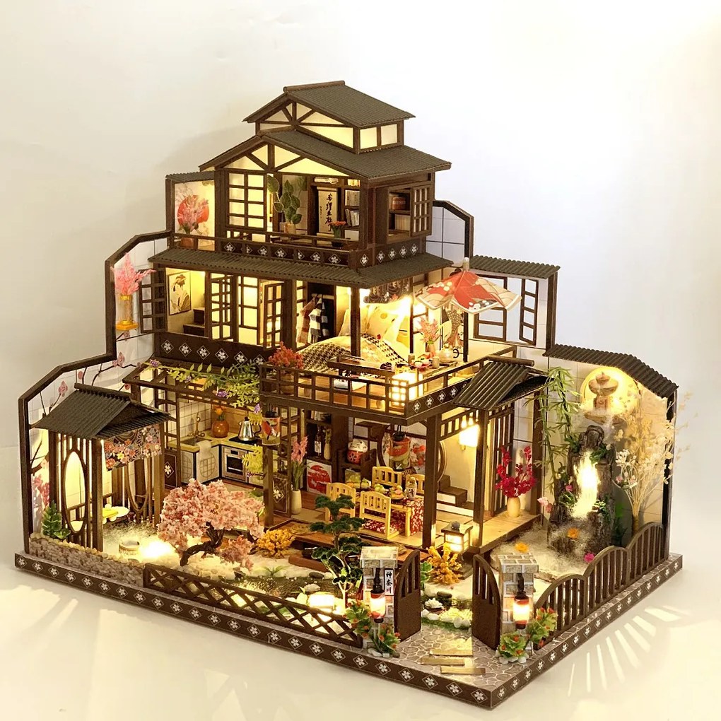 2Kids Toys Miniatura domečku Honosná sakurová vila