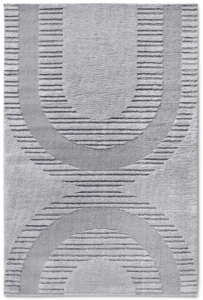ELLE Decoration, Kusový koberec Gallery 106088 Light Grey z kolekce Elle, 80x120, šedá, ložnice