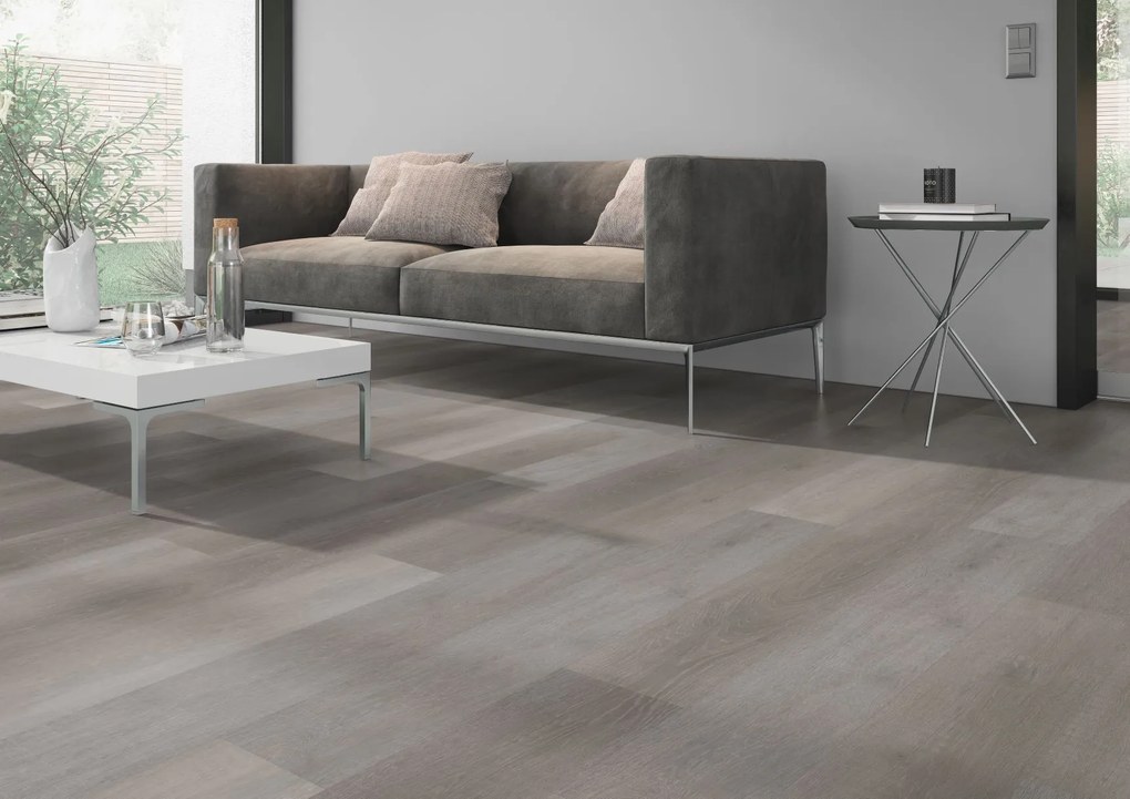 Oneflor, Vinylová podlaha lepená ECO 55 054 Flemish Oak Grey - dub, 1219,2 x 184,1 mm