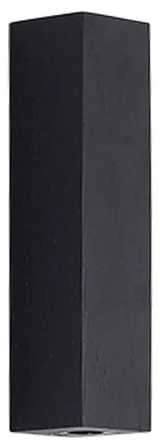 Redo 01-1977 nástěnné LED svítidlo Saber černé, 4,7W, 3000K, 18cm