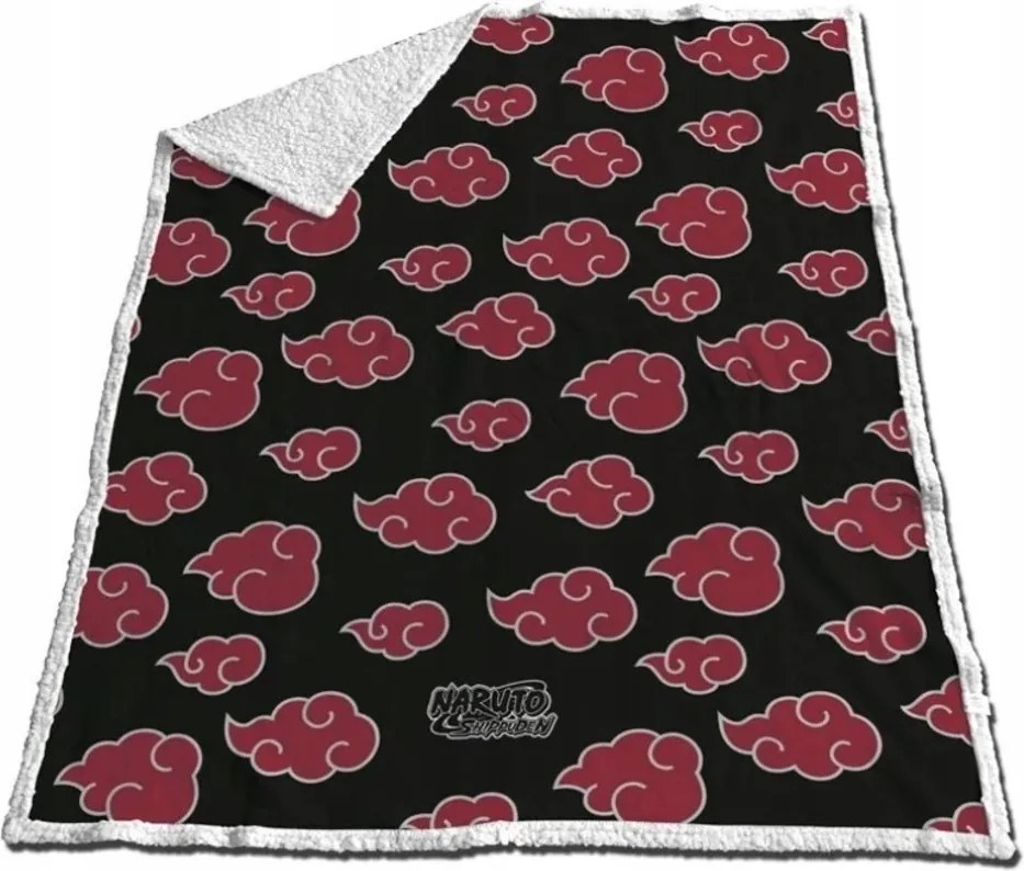 Naruto Sherpa Deka 130 x 170 cm Akatsuki Blanket Aymax