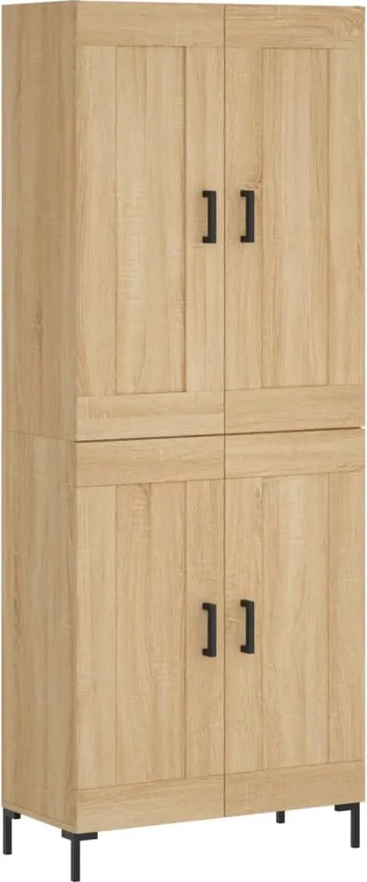 Skříň highboard dub sonoma 69,5 x 34 x 180 cm kompozitní dřevo 3199684