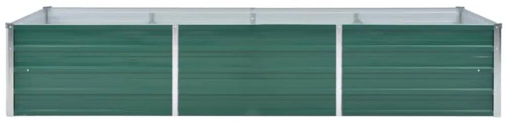 Vyvýšený záhon pozinkovaná ocel 240 x 80 x 45 cm zelený,  44843