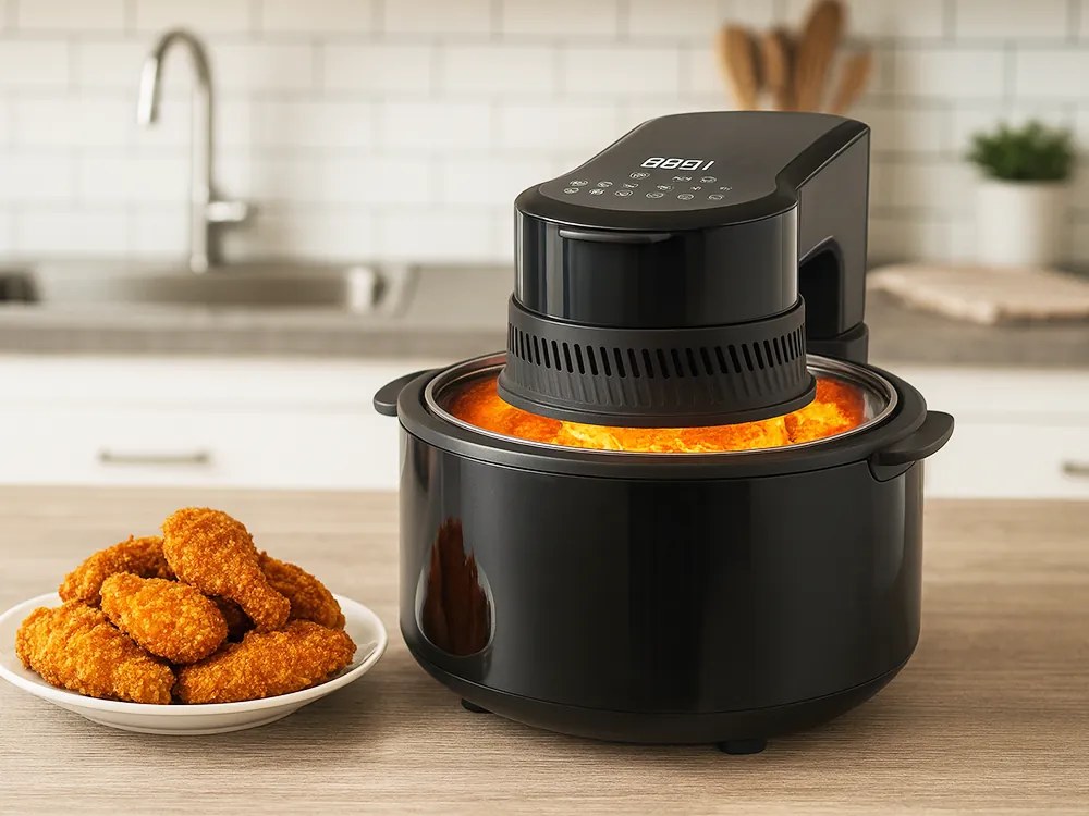 Verk Group Fritéza bez tuku fritéza air fryer velká na pečení 1200 w 5 l