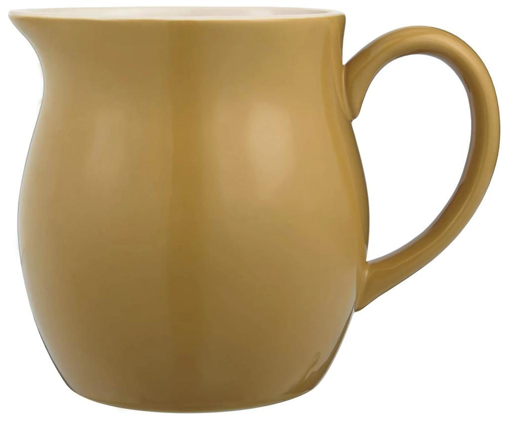 IB LAURSEN Džbán Mynte Mustard 2,5 l, žlutá barva, keramika