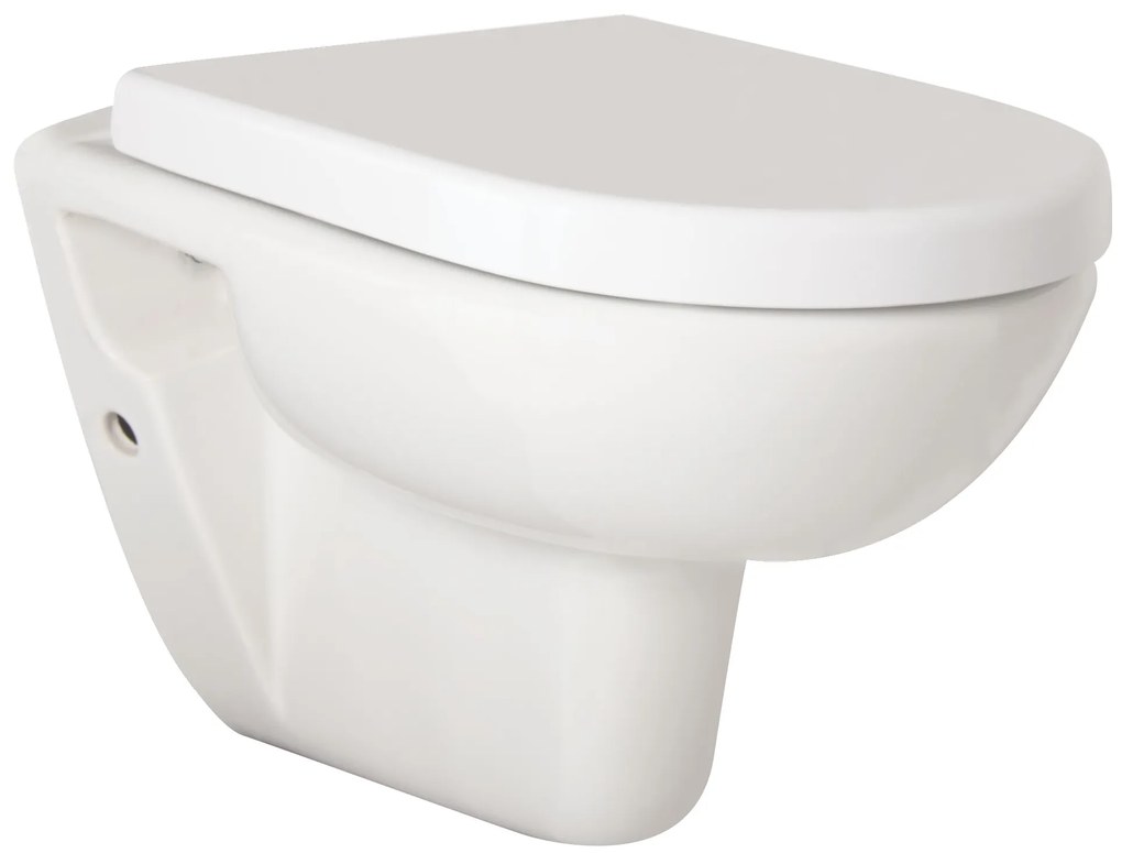 Olsen Spa Závěsné WC COMPACT WC sedátko - Sedátko DUROPLAST - soft close - OLKGKO04DAK00+OLKGYM00DRP54