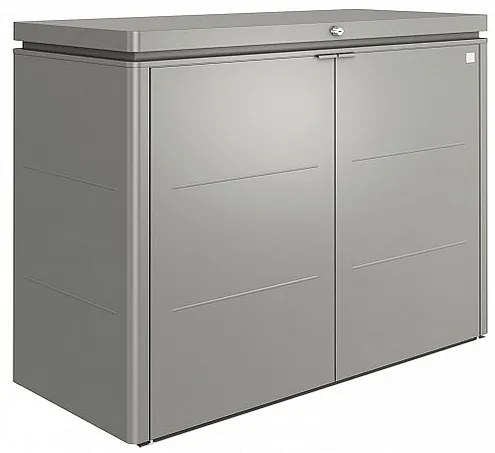 Biohort Víceúčelový úložný box HighBoard 200 x 84 x 127 (šedý křemen metalíza) 200 cm (3 krabice)