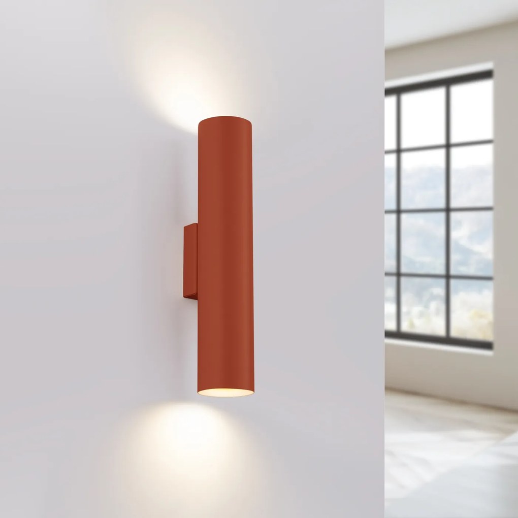 Sollux Lighting Nástěnné svítidlo LAGOS 2 červené okrové