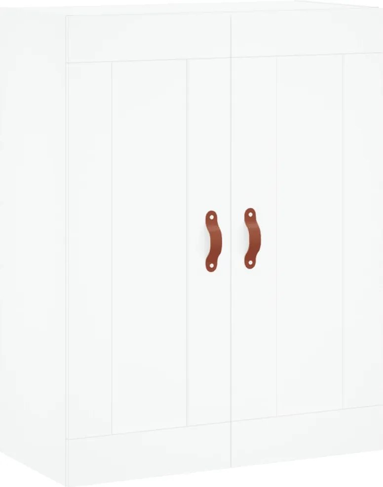 Skříň highboard bílá 69,5 x 34 x 180 cm kompozitní dřevo 3200041