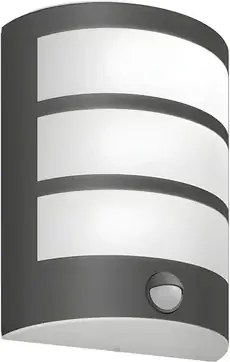 Philips Python IR 6W antracitová / LED venkovní nástěnné svítidlo s po