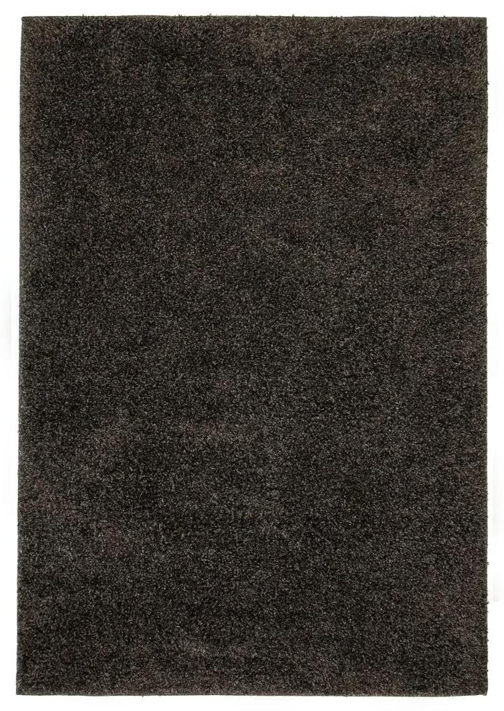 133038 vidaXL Kusový koberec s vysokým vlasem Shaggy 120 x 170 cm antracitový