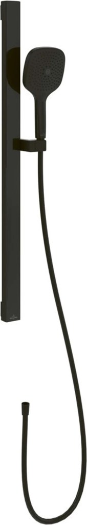 Villeroy & Boch Infinity Showers - Set sprchové hlavice, tyče a hadice, 3 proudy, matná černá TVS110003000K5