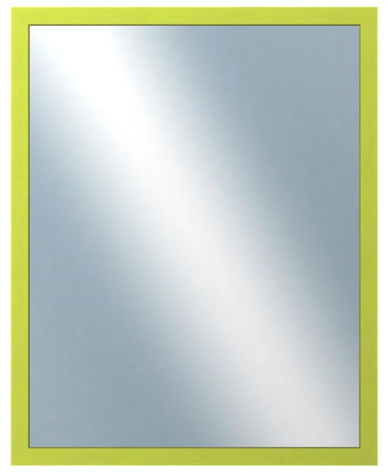 DANTIK - Zarámované zrcadlo - rozměr s rámem cca 40x50 cm z lišty PASTELKA světle zelená rovná (2560)