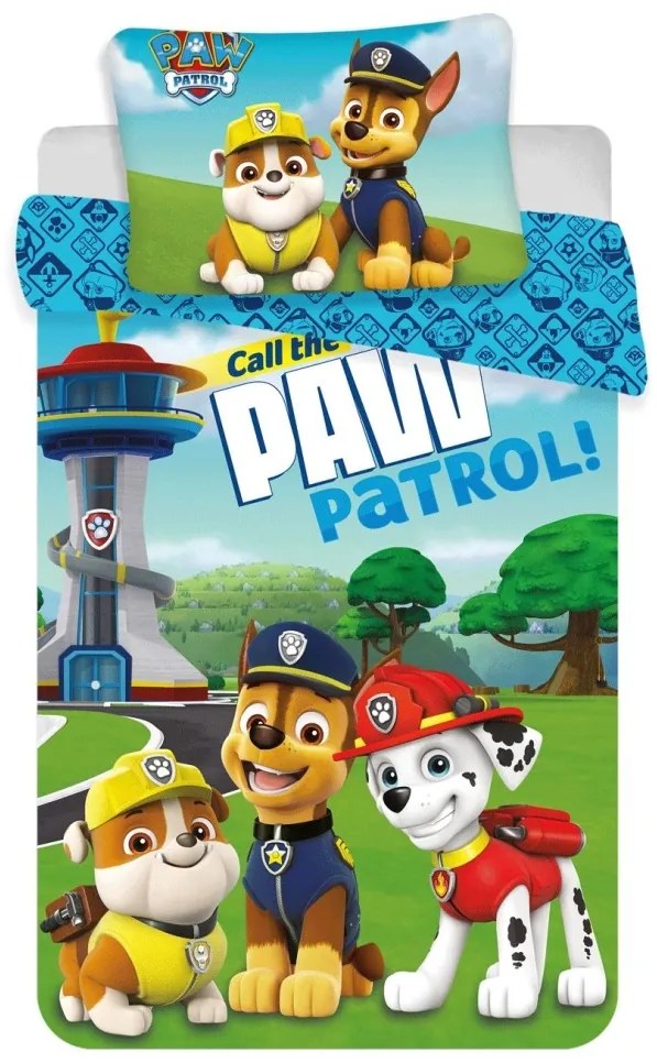 Dadka Vracov Dadka Paw Patrol 121 bavlněné povlečení do postýlky Rozměr: 1x 40 x 60 a 1x 100 x 135 cm