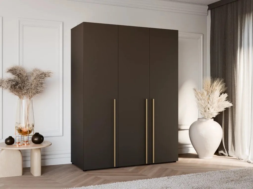 GiB Meble Šatní skříň DOMINO SZ3D Barva: gold baroque