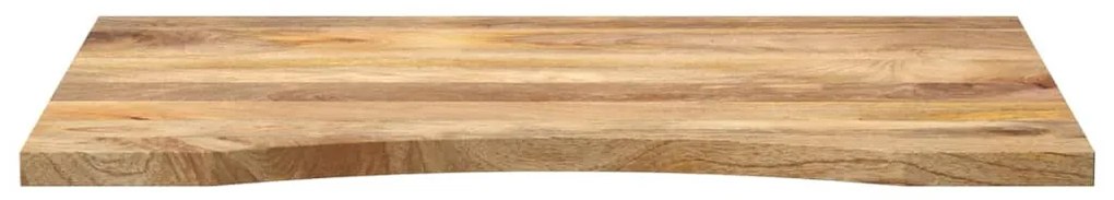 Stolní deska s výřezem 90 x 60 x 2,5 cm masivní hrubý mangovník