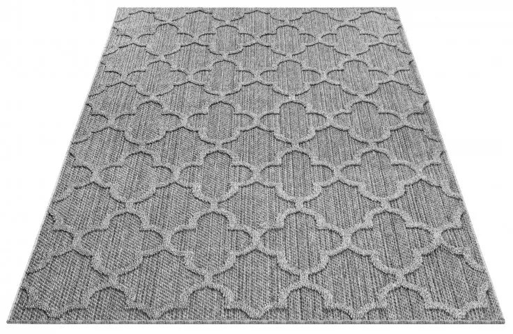 Ayyildiz, Kusový koberec Patara 4951 Grey – na ven i na doma, 160x230, šedá, chodba / předsíň