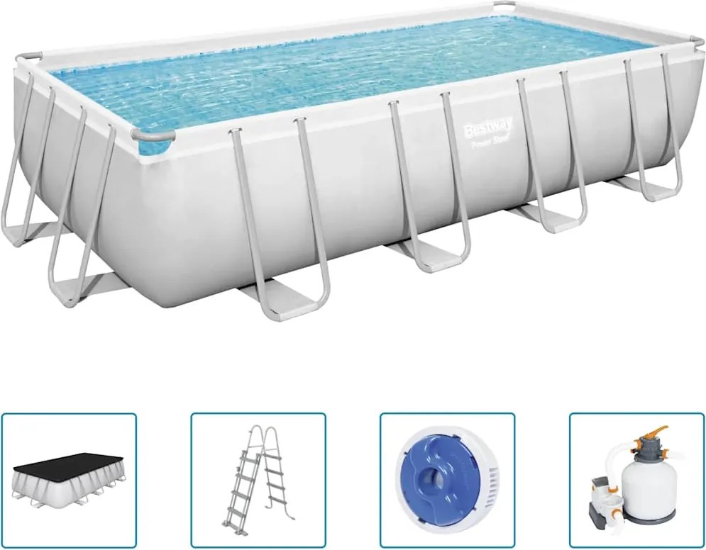 Bestway Bazén Power Steel s příslušenstvím obdélníkový 549x274x122 cm