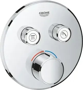Grohe SmartControl - Baterie pod omítku 2 výstupy chrom