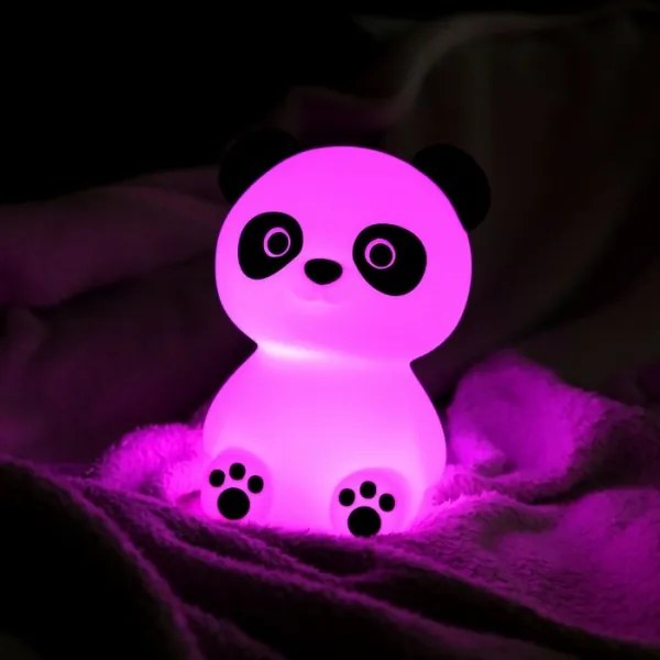 MegaLight - LED RGB Stmívatelná dětská dotyková lampa PADDY PANDA LED/5V