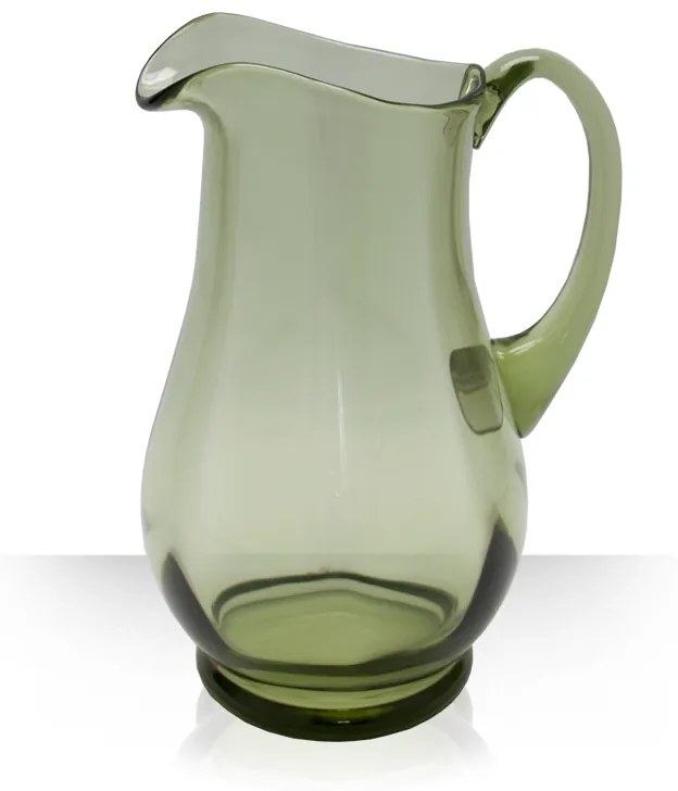 Pivní Dárky Vitrius skleněný džbánek zelený 1,5L
