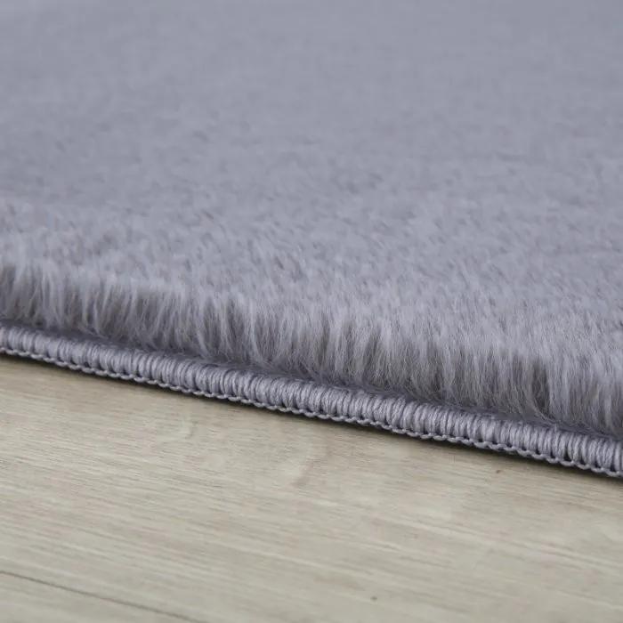 Vopi | Kusový koberec kruh Pouffy 5100 grey - Kruh 200 cm průměr