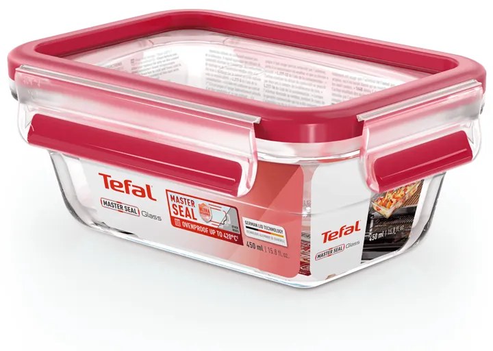 Dóza Tefal Master Seal Glass N1040510 obdelníková 0,45 l