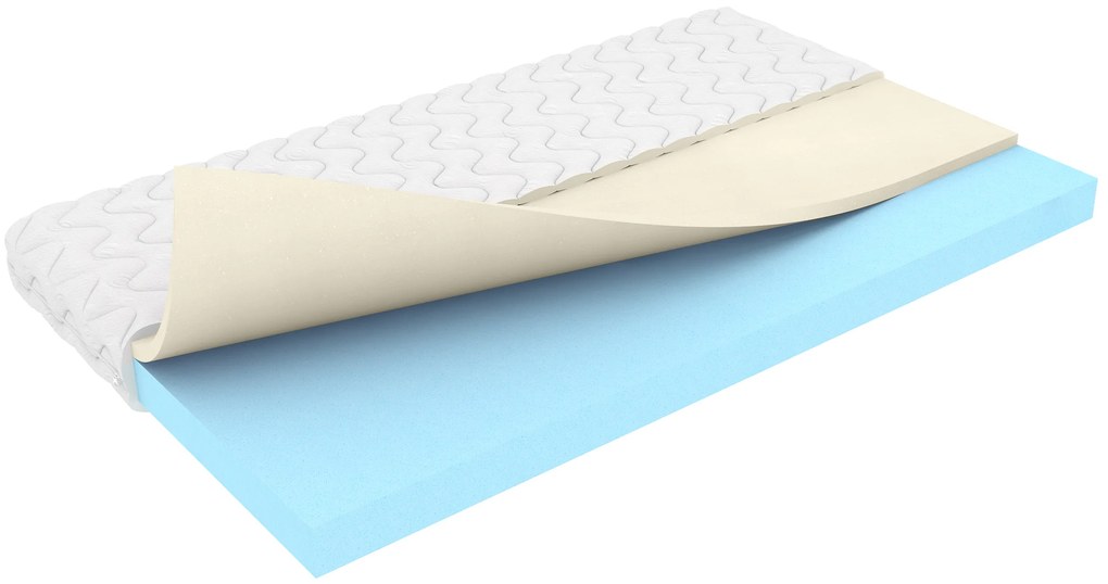 Pěnová matrace LUX COMFORT LUIGI 200x80x11 cm - pěna/paměťová pěna