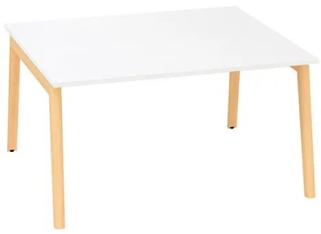 Kancelářský stůl Alfa Root 140 x 160 cm bílá