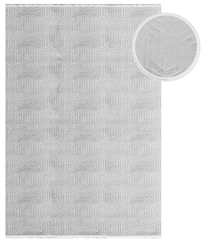 Ayyildiz Kusový koberec STYLE 8901, Stříbrná Rozměr koberce: 120 x 170 cm