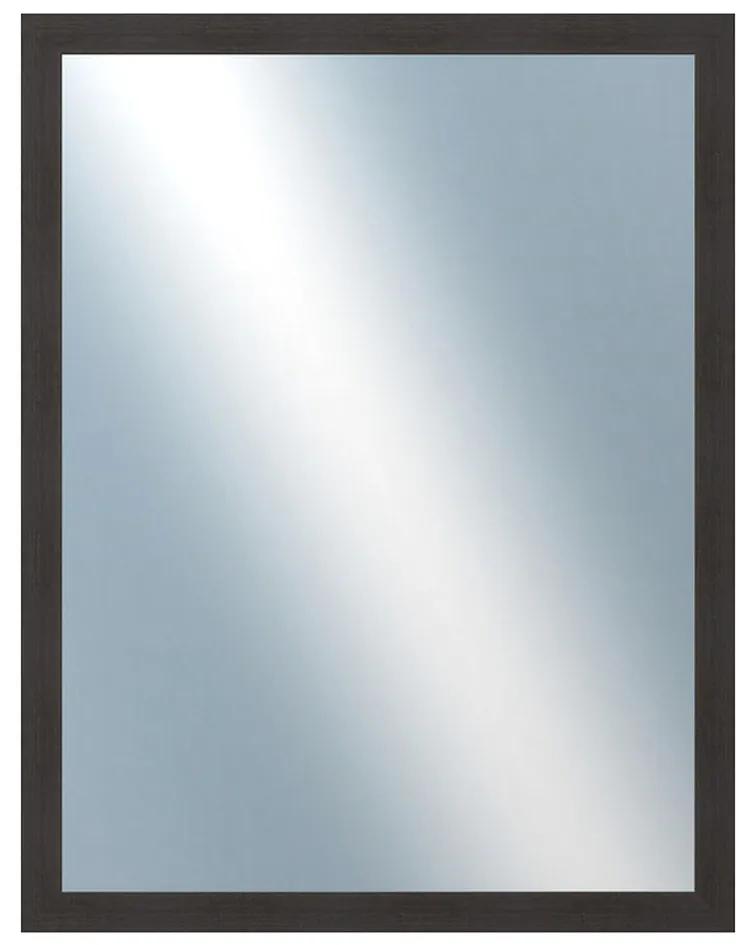 DANTIK - Zarámované zrcadlo - rozměr s rámem cca 70x90 cm z lišty 4020 hnědá (2767)
