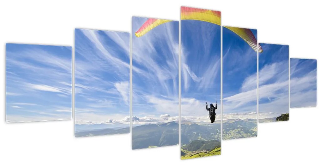 Obraz - Paragliding (210x100 cm)