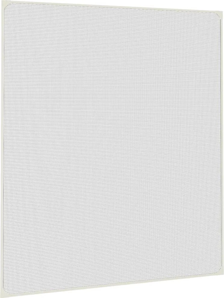 Magnetická okenní síť proti hmyzu bílá 120 x 140 cm 153853