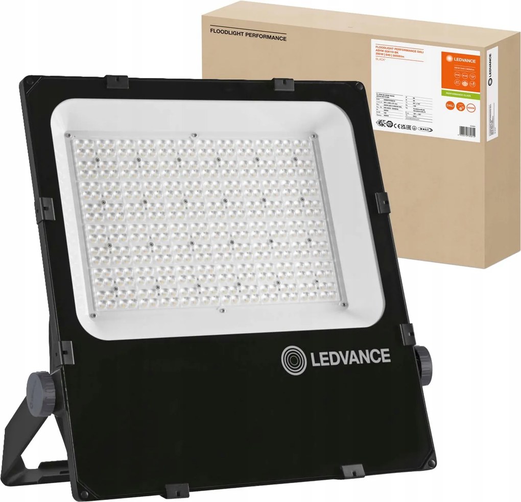 Led reflektor Venkovní stmívatelná lampa 290W 38500lm 4000K IP66 Černá