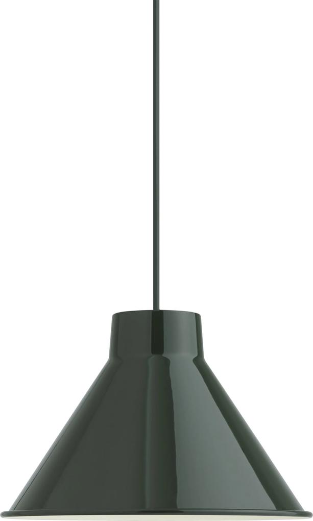 Závěsná lampa Top 28 cm tmavě zelená