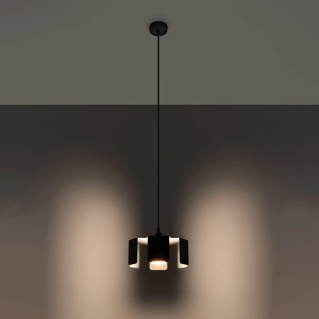 Sollux Lighting Závěsné svítidlo TULIP černé