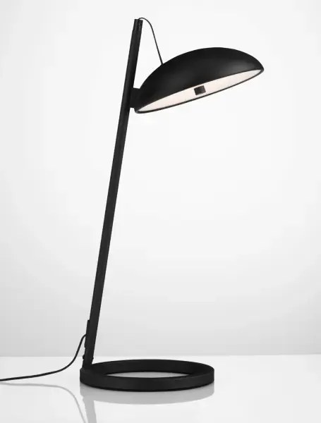 Designová stolní lampa Flute černá