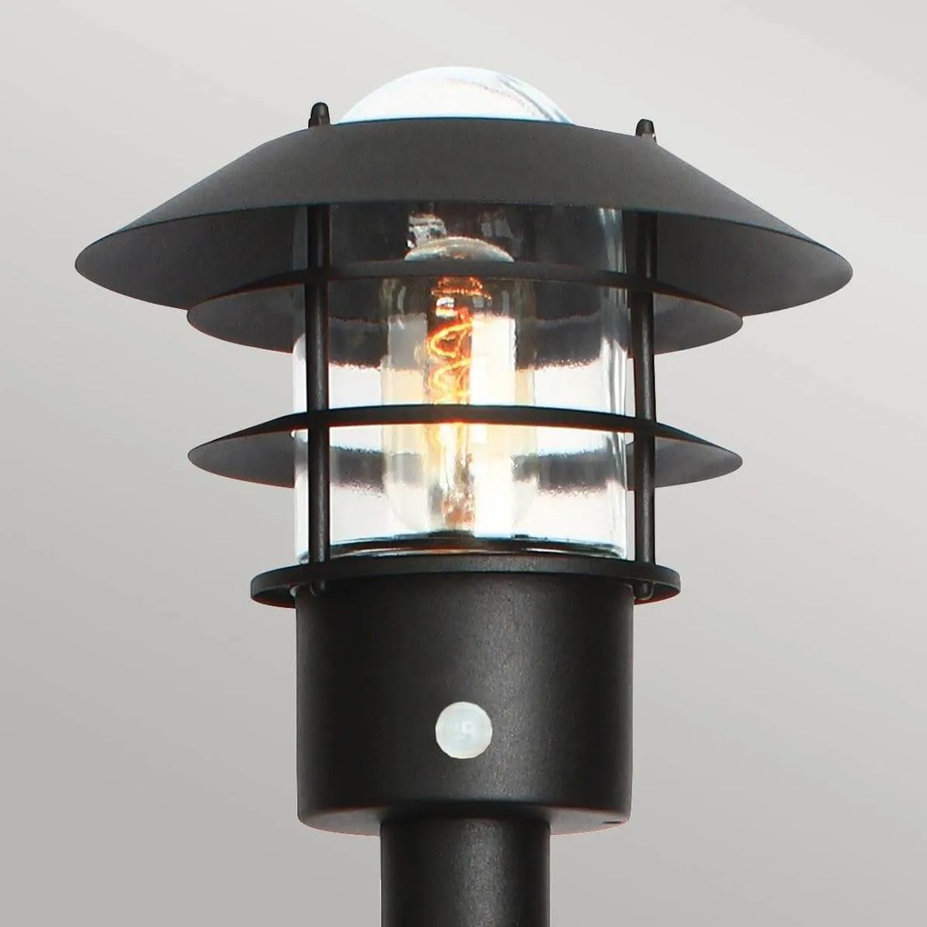 Venkovní lampa s čidlem Elstead HELSINGOR/černá/100 cm
