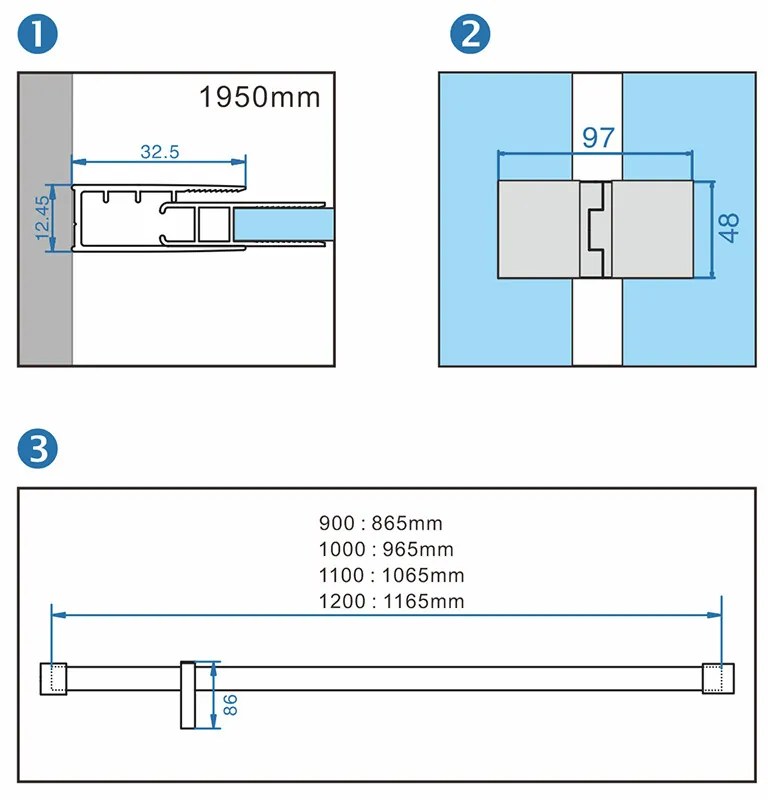 BPS-koupelny Obdélníkový sprchový kout HYD-OK02B 100x80 chrom/transparent + vanička HYD-OSV-ST03A bílá