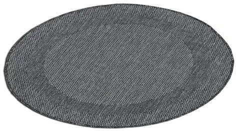 Koberce Breno Kusový koberec ADRIA 01/GSG kruh, Šedá, 120 x 120 cm