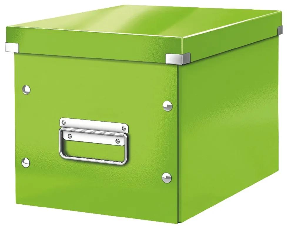 Zelená úložná krabice Leitz Office, délka 26 cm