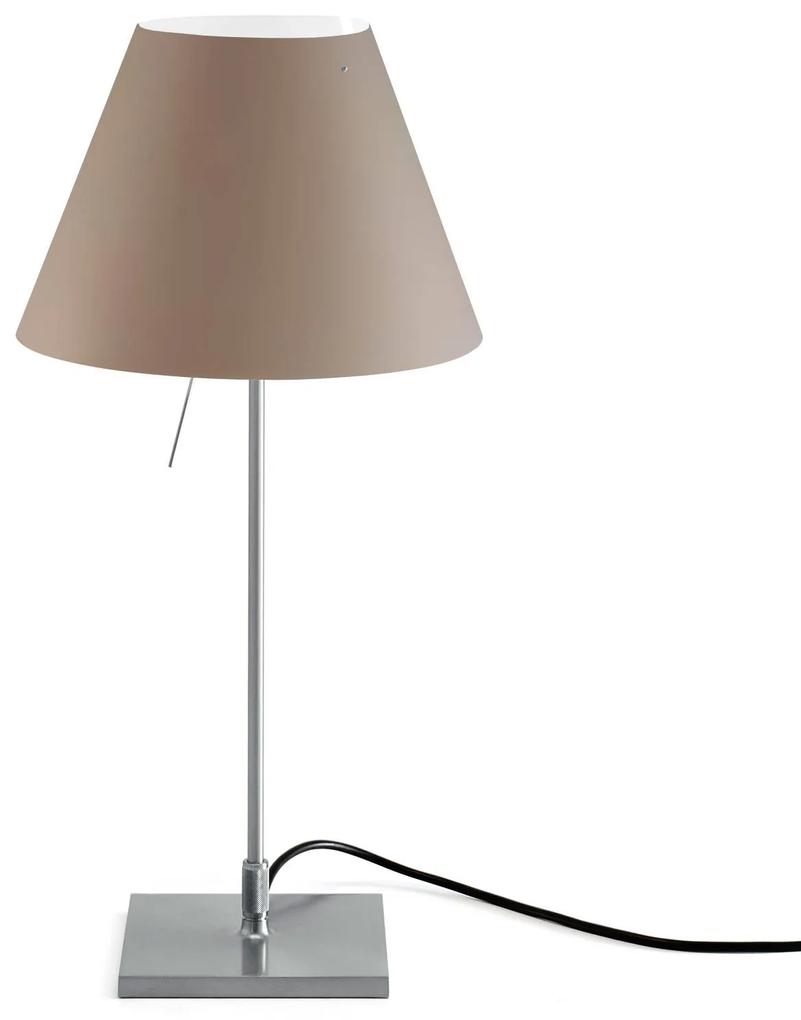 Luceplan Costanzina stolní lampa hliník, nugátová