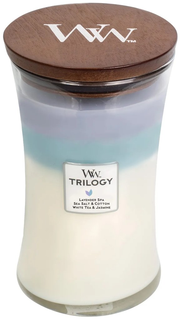 WoodWick vonná svíčka Trilogy Calming Retreat velká váza