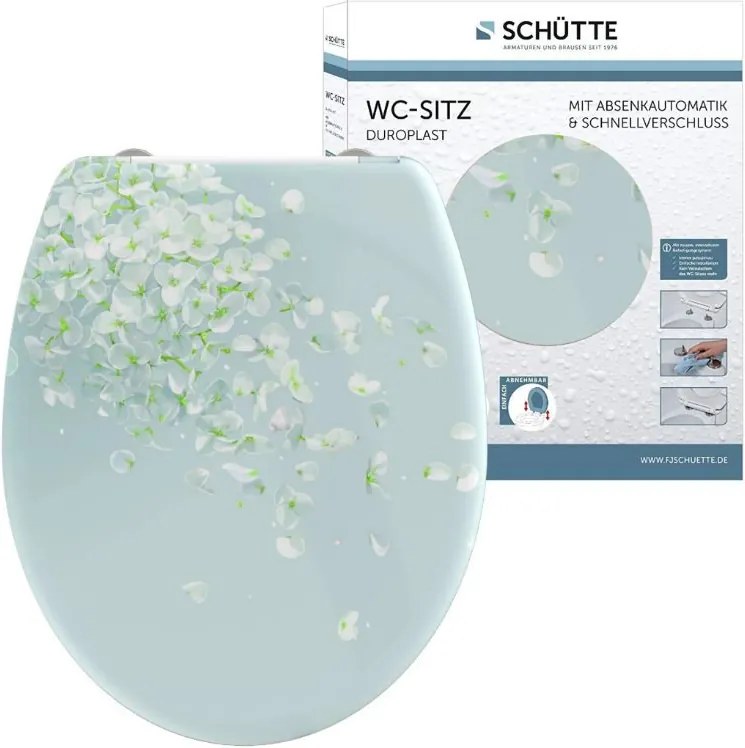 Eisl Sanitär WC prkénko Duroplast Soft Close Flower in The Wind 82381